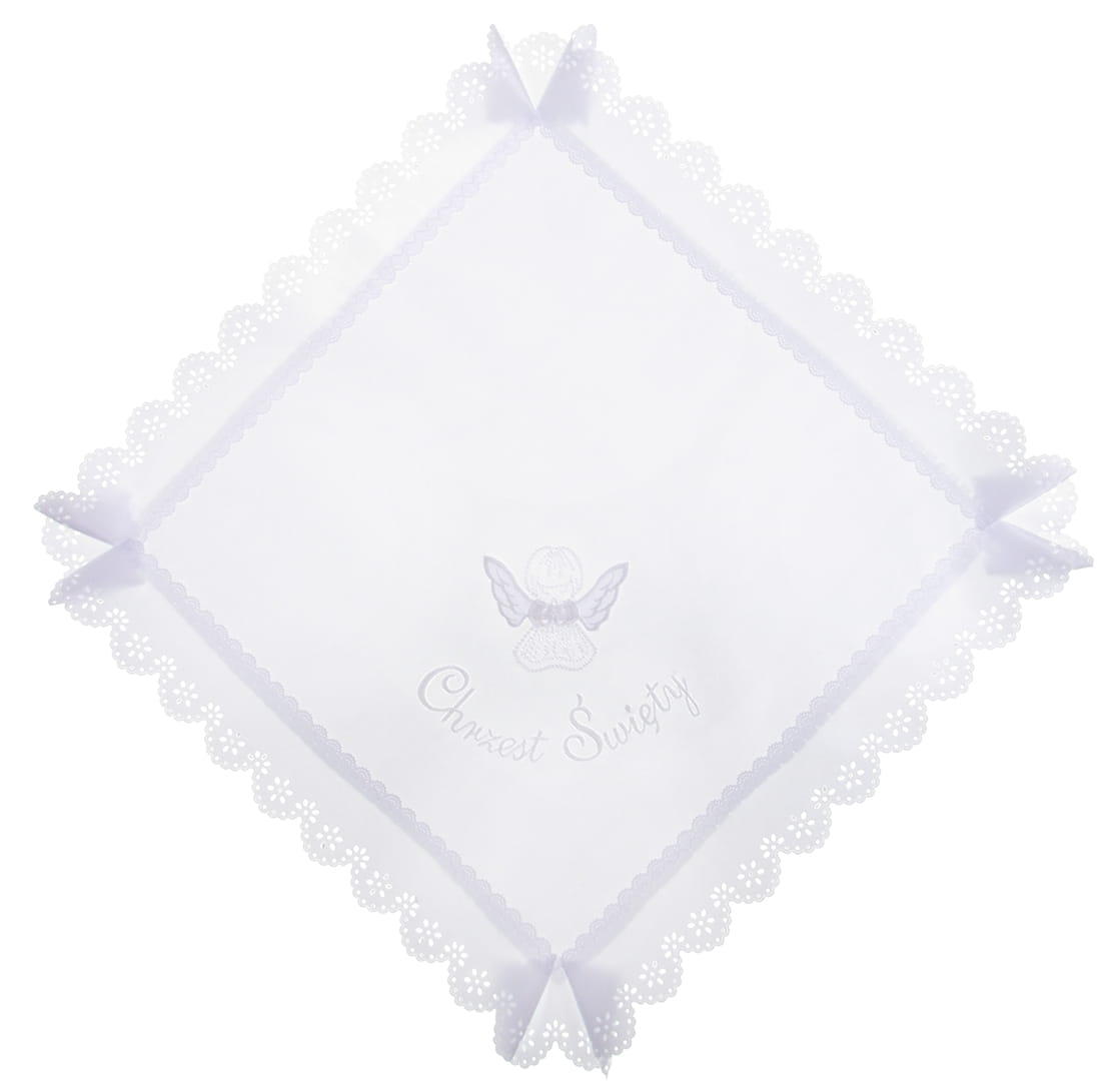 Chusteczka do Chrztu 30/30cm - kolory - ALPHA DAN Dekoracje